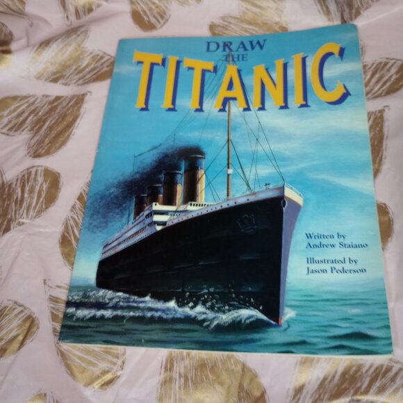 Scholastic | Office | Scholastic Draw The Titanic Notebook Blue And ...